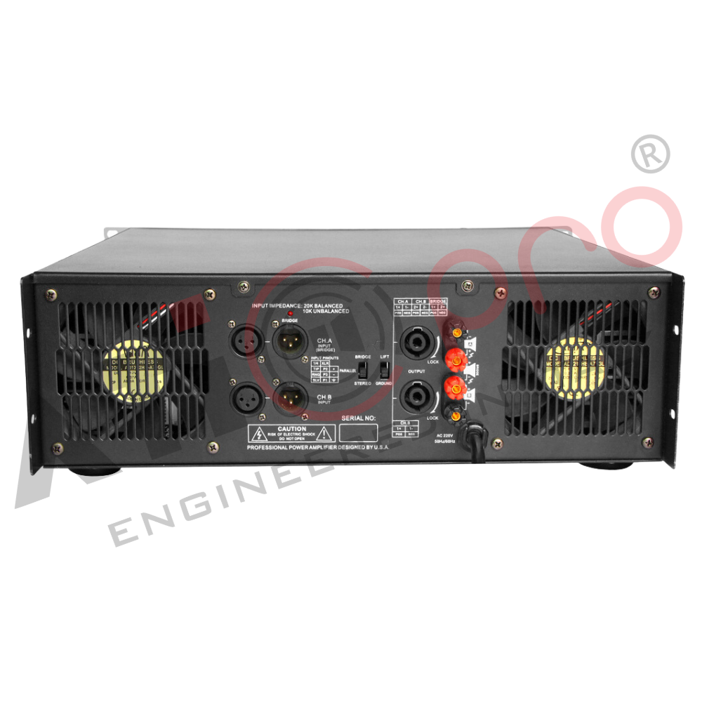 ATI RX 4000 DJ Amplifier - Atipro Audio