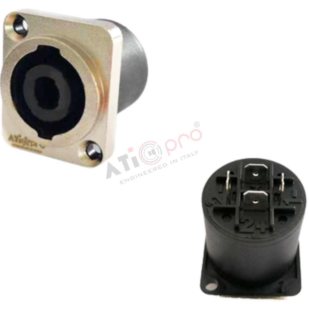 ATI Pro Female Speakon connector Model A316 M8 - Atipro Audio