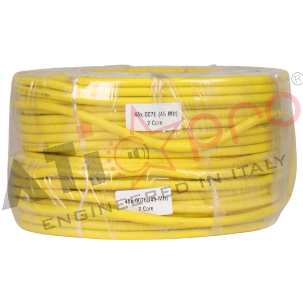 ATIPRO PREMIUM 2 CORE SPEAKER CABLE (YELLOW 41METER) - Atipro Audio