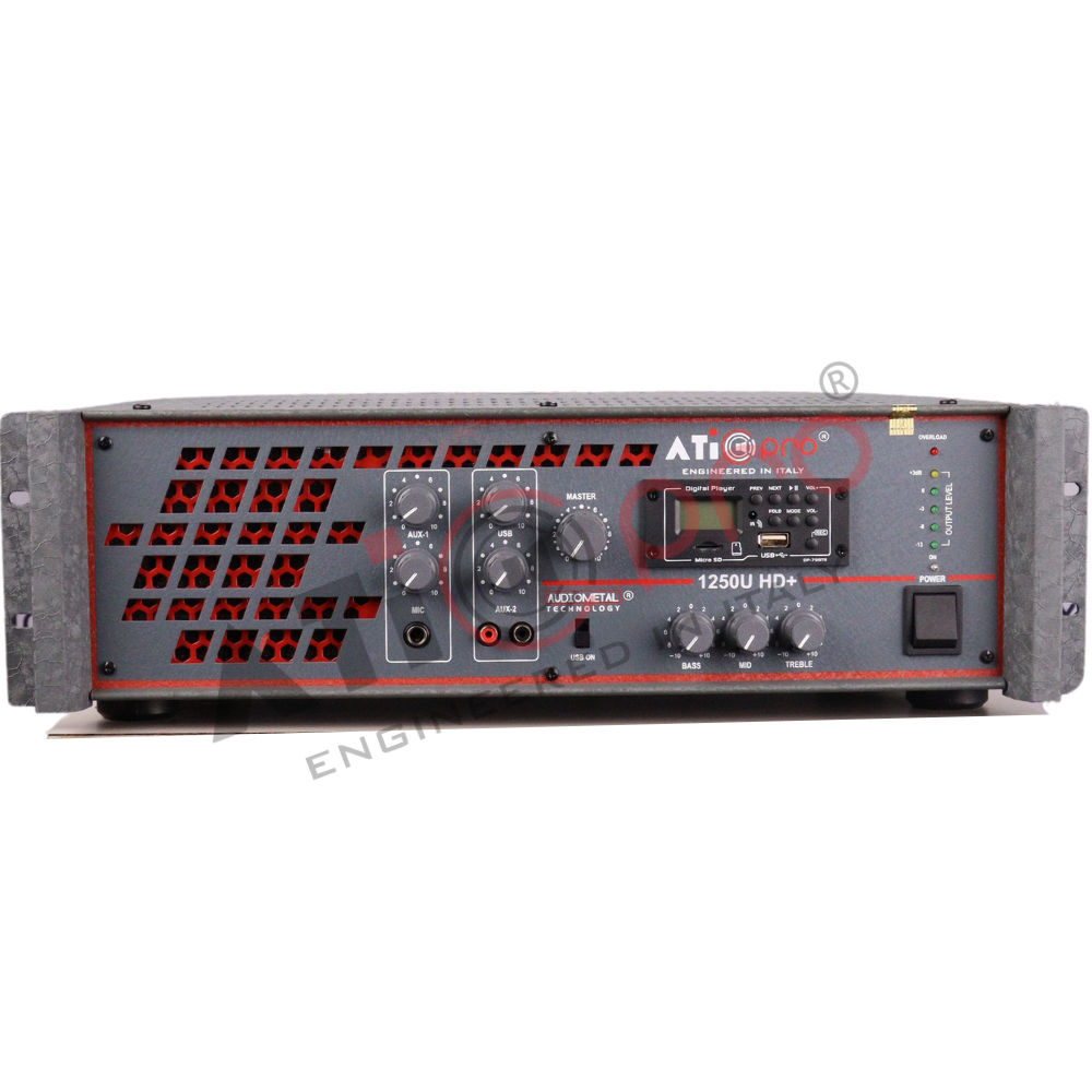PA Amplifier 1250 Watt Model ATI 1250U HD+ - Atipro Audio