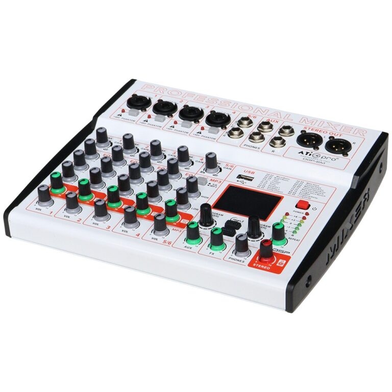 6 CHANNEL LIVE MIXER DGP 6 M - Atipro Audio